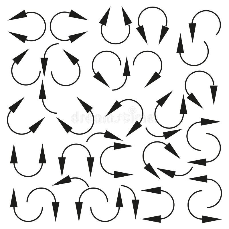 Arrows Different Shape. Vector Illustration. Stock Image Stock Vector ...