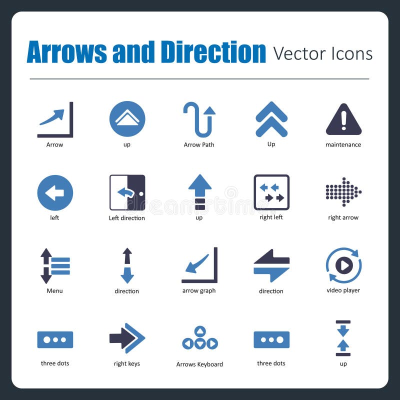 Direction Keys Stock Illustrations – 350 Direction Keys Stock ...