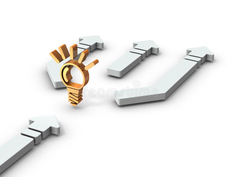 Innovation stock illustration. Illustration of forward - 23215672