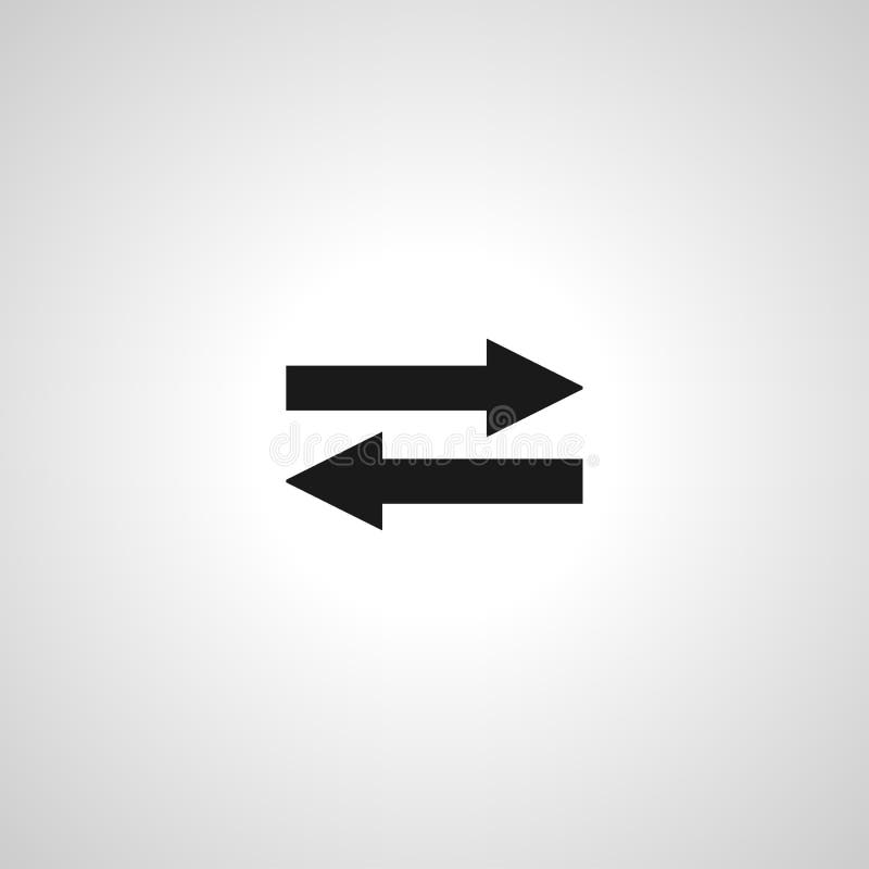 Arrows. Exchange Isolated Icon. Arrows. Exchange Isolated Vector Icon ...