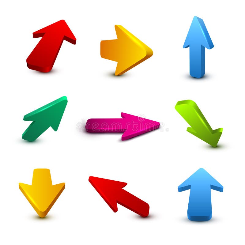 Left and right arrow stock vector. Illustration of shape - 13250484