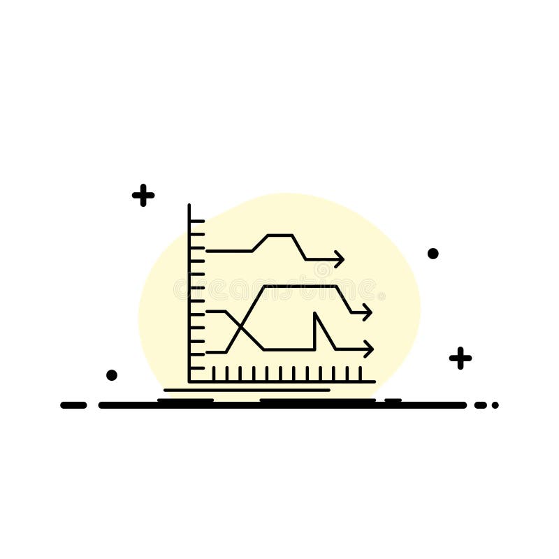 Arrows, Forward, Graph, Market, Prediction Flat Color Icon Vector Stock ...