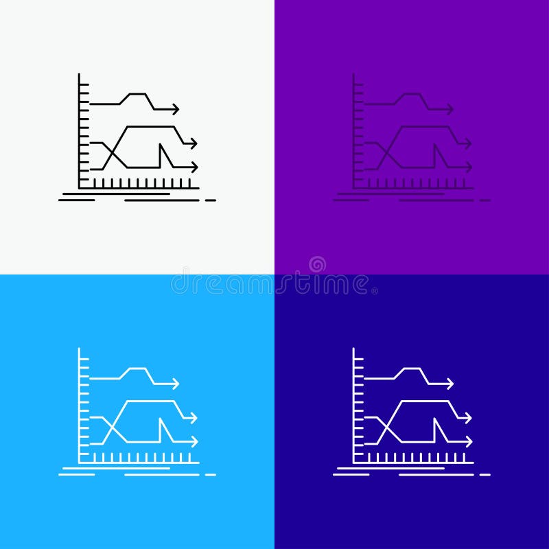 Arrows, Forward, Graph, Market, Prediction Icon Over Various Background ...