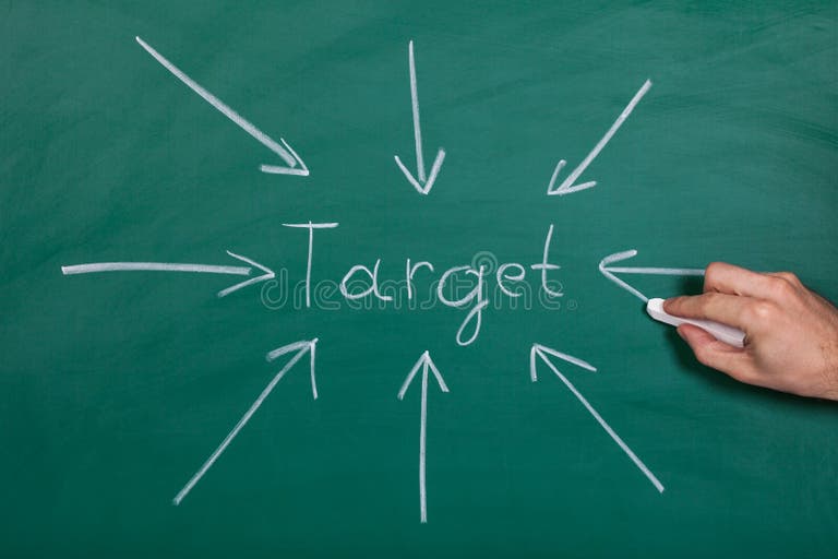 Arrows Gathering Over Target Stock Photo - Image of concept, conceptual ...