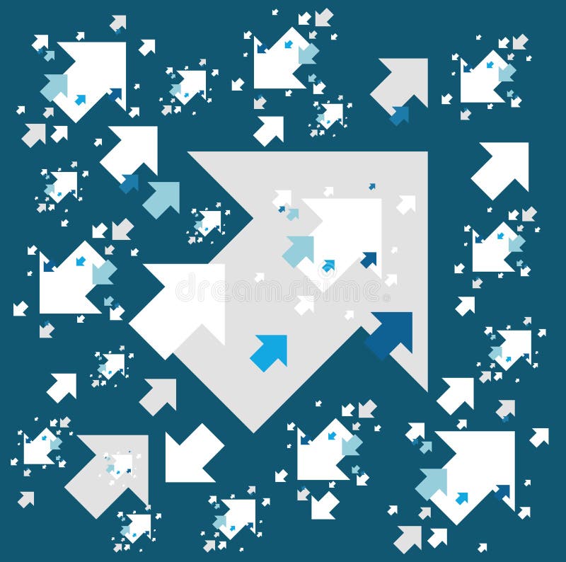 Arrows Same Direction Stock Illustrations – 188 Arrows Same Direction ...