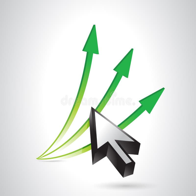 Arrows Going in Opposite Directions. Stock Illustration - Illustration ...