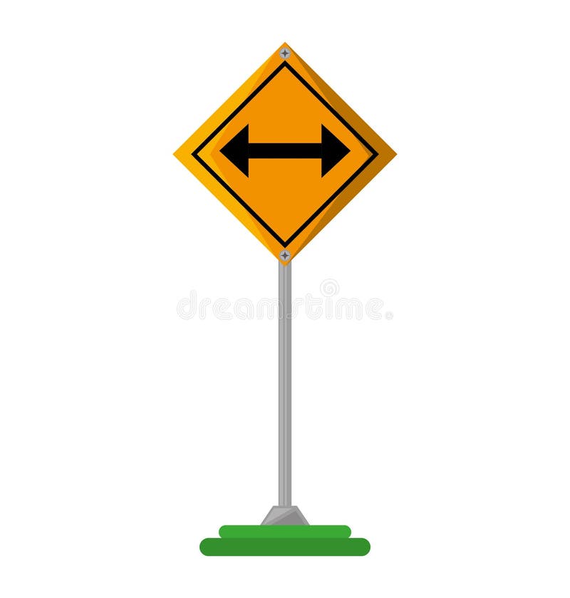 Arrows Guide Traffic Signal Stock Vector - Illustration of element ...