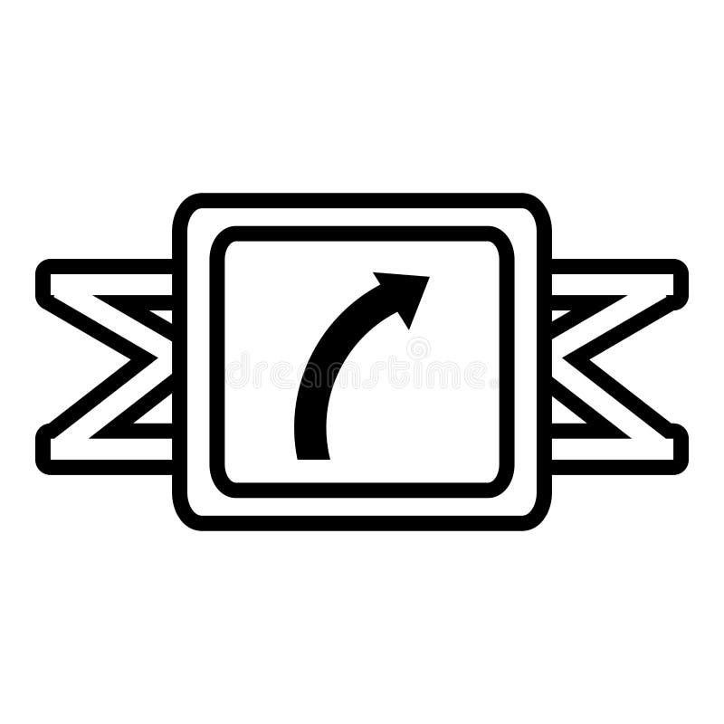 Arrows Guide Traffic Signal Stock Vector - Illustration of sign ...