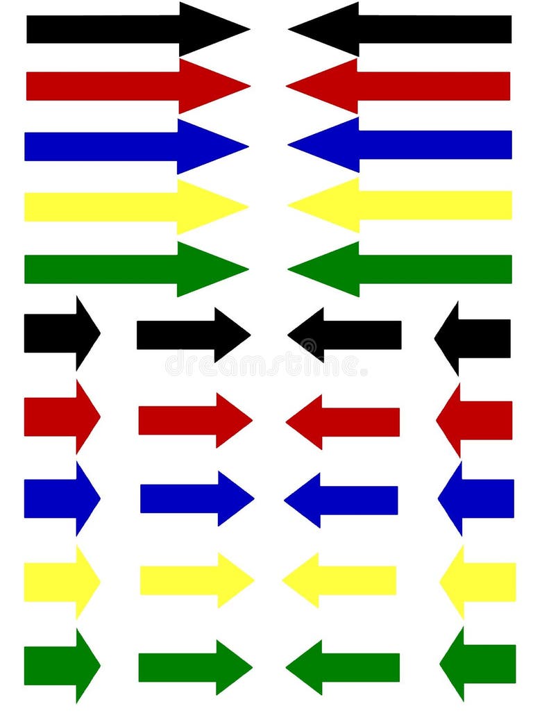 Black Horizontal Arrows Stock Illustrations – 2,420 Black Horizontal ...