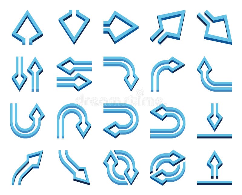 Wayfinding Arrows Stock Illustrations – 1,195 Wayfinding Arrows Stock ...