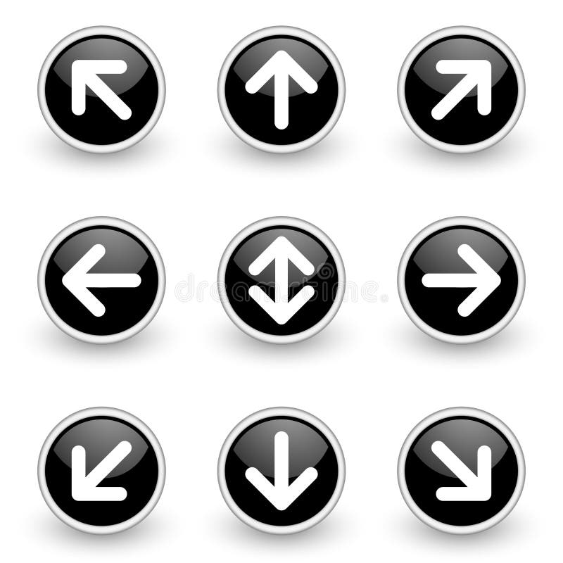 Arrows for presentation stock illustration. Illustration of design ...