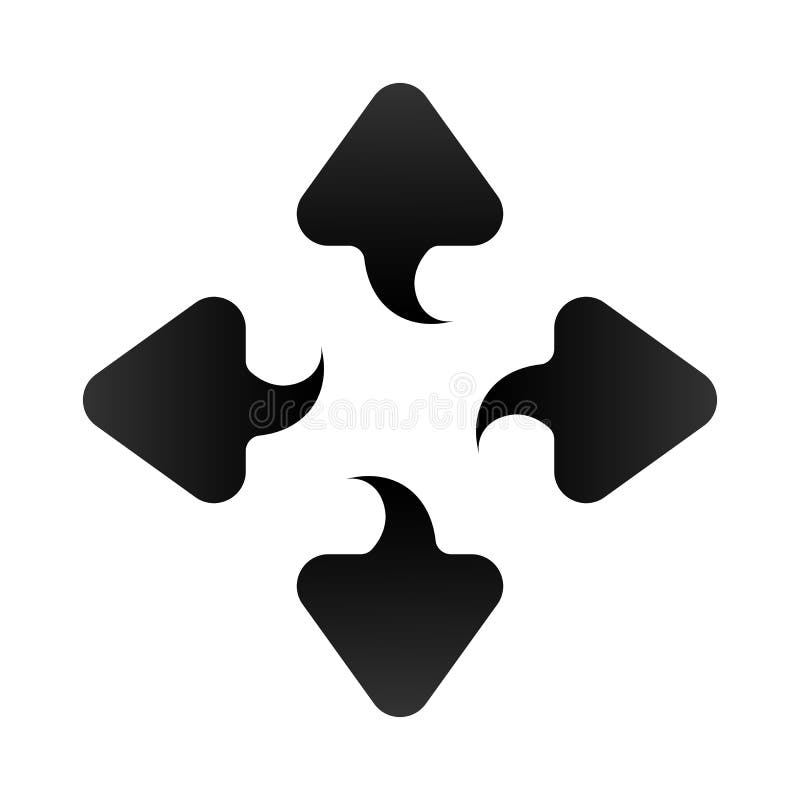The Arrows Indicate the Direction To the Right, Left, Up, Down. Black ... The Arrows Indicate the Direction To the Right, Left, Up, Down. Black ...