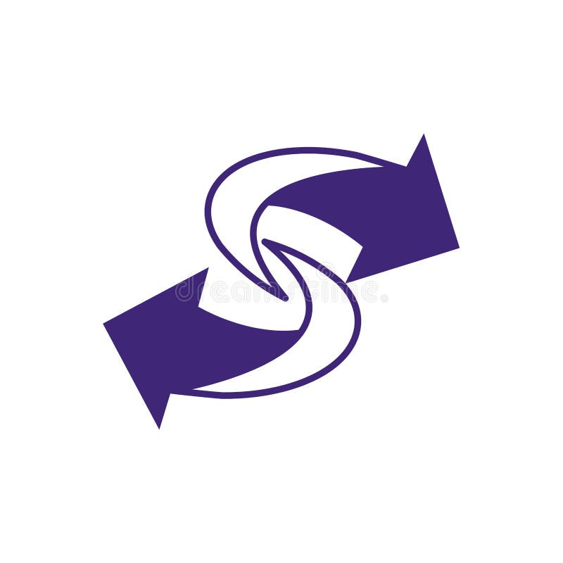 Arrows Indication Direction Isolated Icon Stock Illustration ...