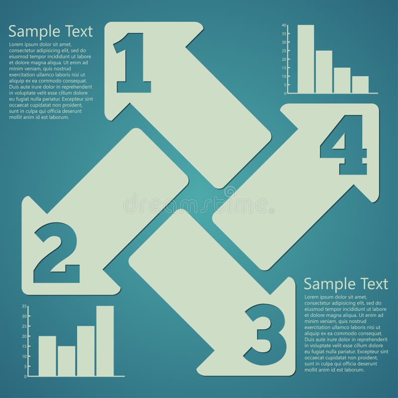 Infographic Timeline Report Template Stock Vector - Illustration of ...