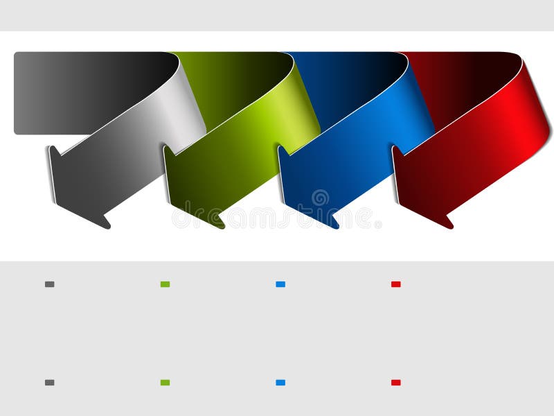 Arrows - Items, Menu, Navigation Stock Vector - Illustration of banner ...