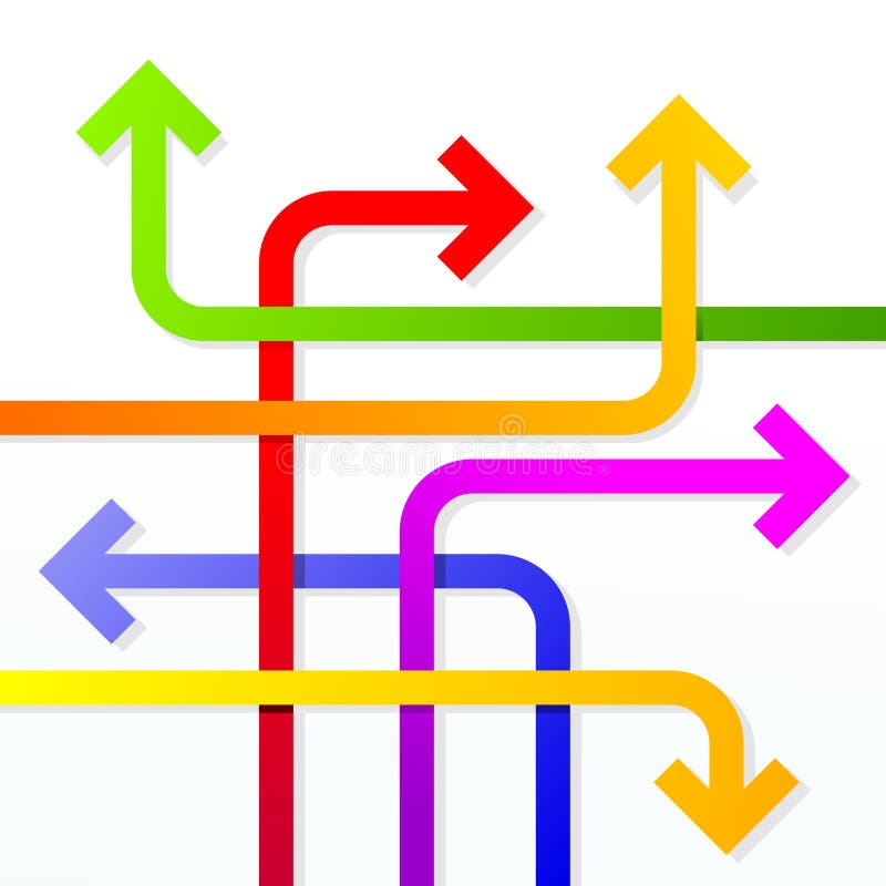 Arrows stock illustration. Illustration of orientation - 38883081