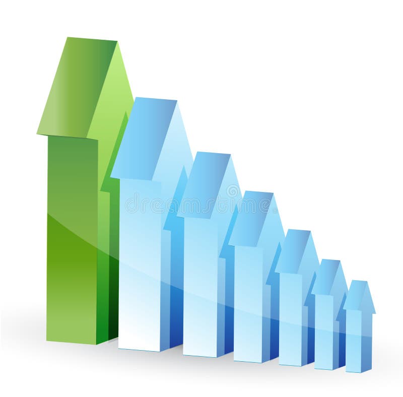 Leadership Arrows stock vector. Illustration of growing - 14979789