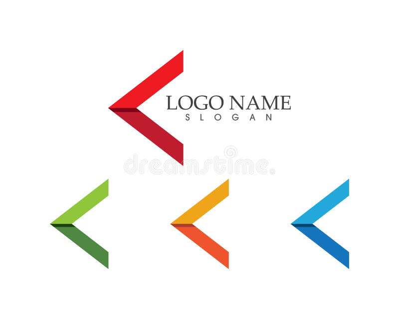 Arrows Logo Design Vector Template Stock Vector - Illustration of ...