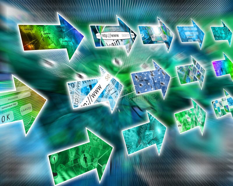 Arrows stock illustration. Illustration of client, digital - 60412960