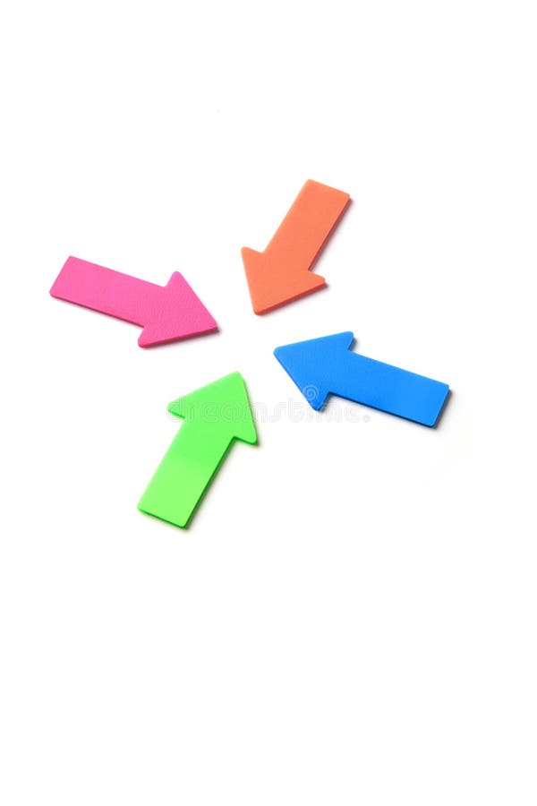 Arrows marking a point stock photo. Image of mark, green - 12172608