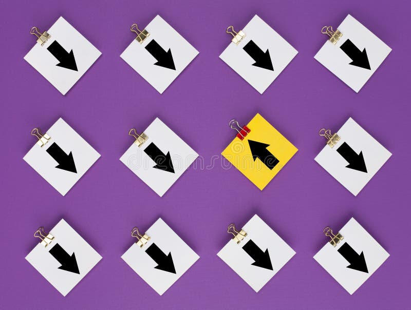 Arrows. Opposing concept stock photo. Image of change - 148727816