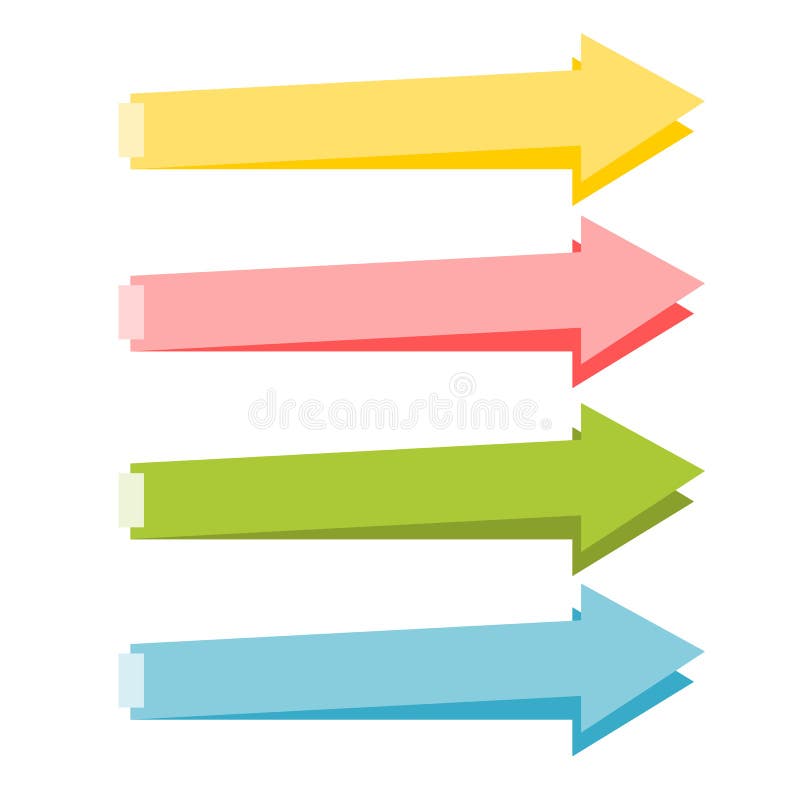 Arrows paper stock vector. Illustration of arrows, green - 28705537