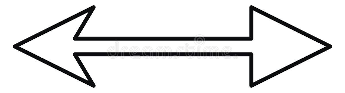 Arrows Both Ways Stock Illustrations – 103 Arrows Both Ways Stock ...