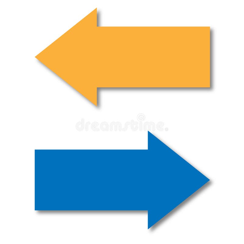 Arrows Different Directions Stock Illustrations – 2,040 Arrows ...