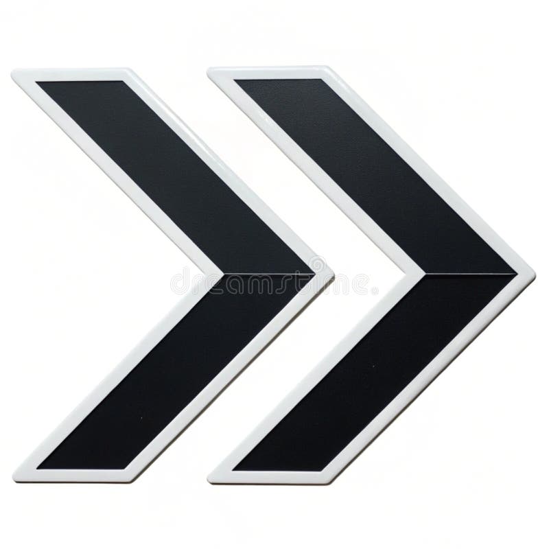 Arrows Right Pointer on White Background Stock Illustration ...