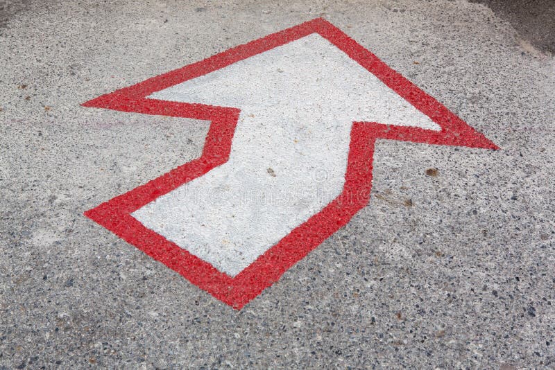 Arrows, the road stock image. Image of destination, journey - 39453823