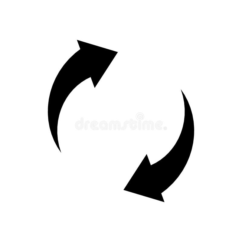 Arrows cycle stock vector. Illustration of presentation - 34499475