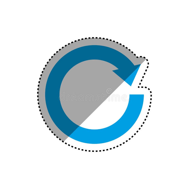 Arrows round cycle stock illustration. Illustration of progress - 85493702