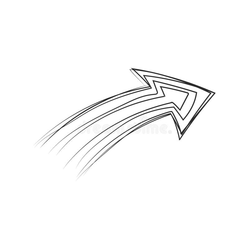 Scrible Arrow Stock Illustrations – 86 Scrible Arrow Stock ...