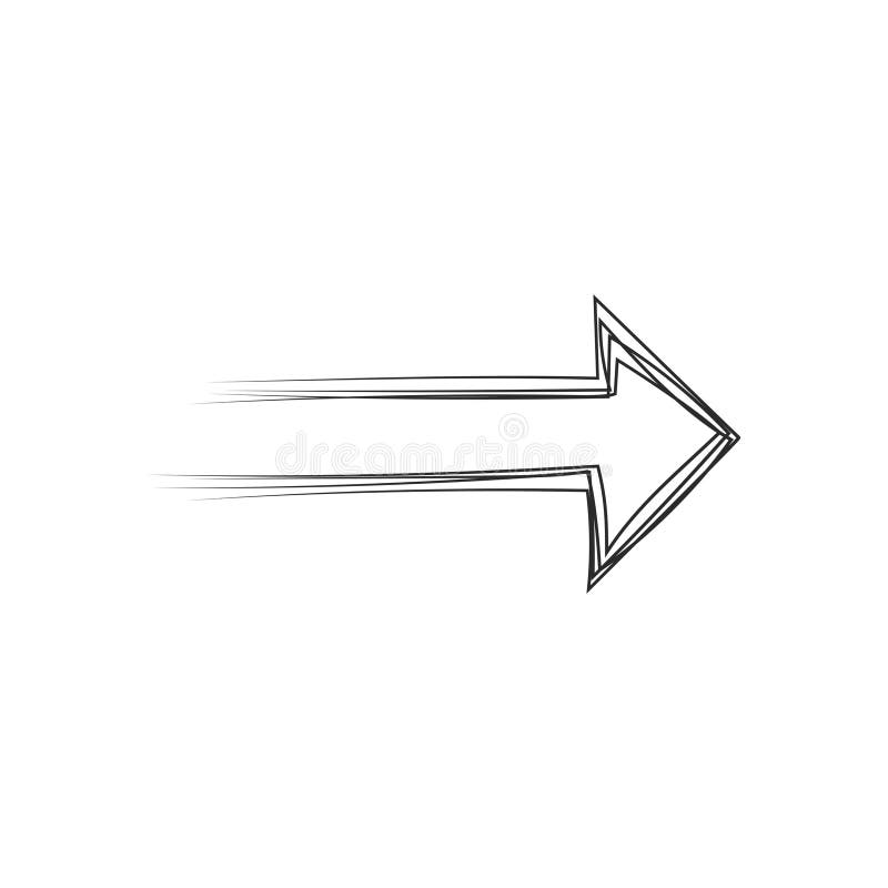 Scrible Arrow Stock Illustrations – 86 Scrible Arrow Stock ...