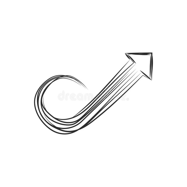 Scrible Arrow Stock Illustrations – 86 Scrible Arrow Stock ...
