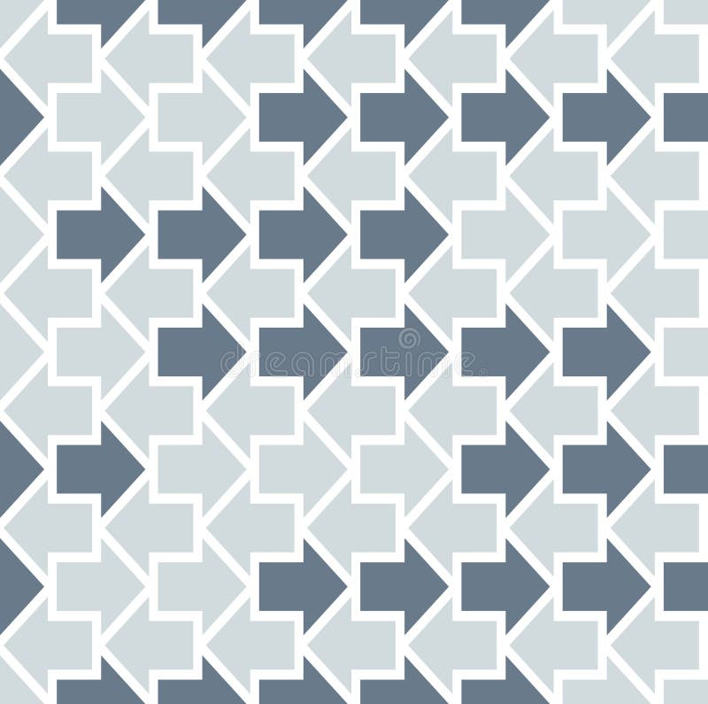 Arrows Seamless Geometric Pattern Stock Vector - Illustration of ...