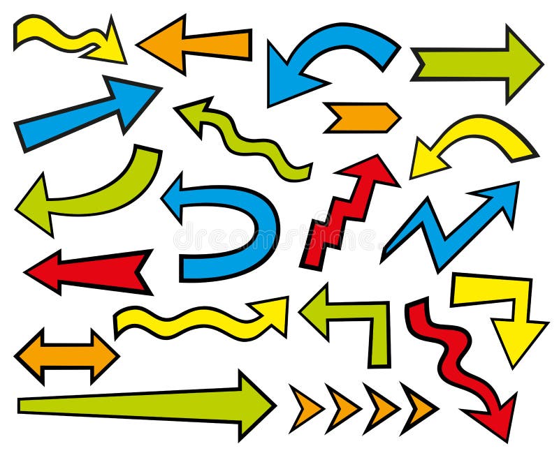 Arrows stock vector. Illustration of package, element - 50992963