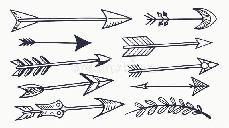 Arrows Set Direction Vector, Navigation Symbol Art, Pointer Element Design Vector Design ...