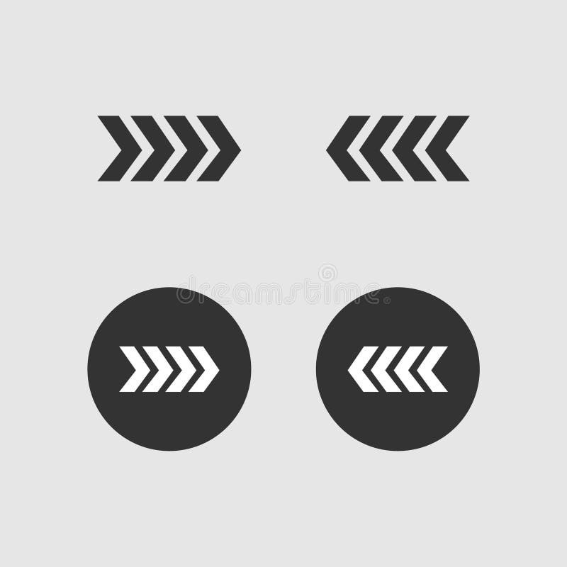 Flat Design Arrows Collection Flat Design Right and Left Arrow Set ...