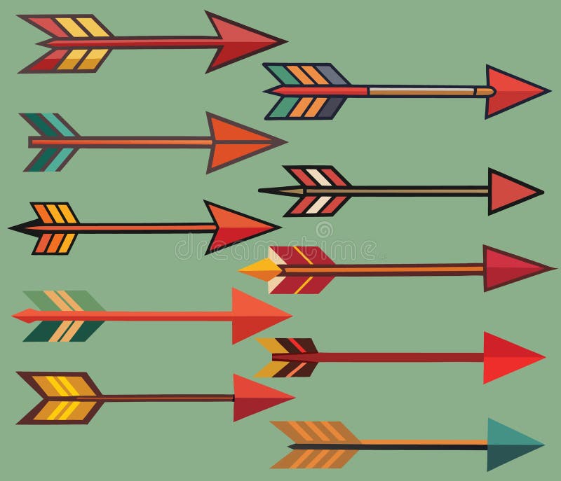 Arrows Set Icons Arrow Vector Collection Arrow Cursor Modern Simple ...