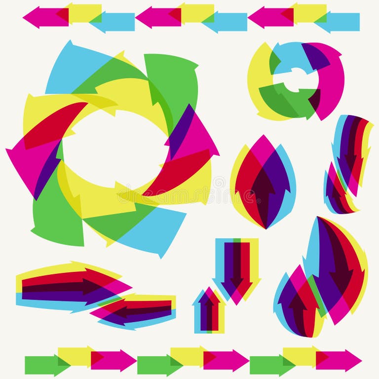 Silhouette Colorful Arrows Stock Illustrations – 829 Silhouette Colorful Arrows Stock ...