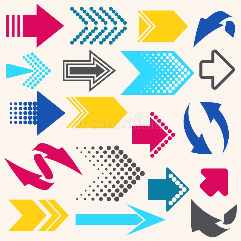 Arrows stock vector. Illustration of graphic, concept - 43799116