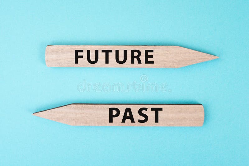 Arrows Show To Different Directions, Past and Future, Progress and ...