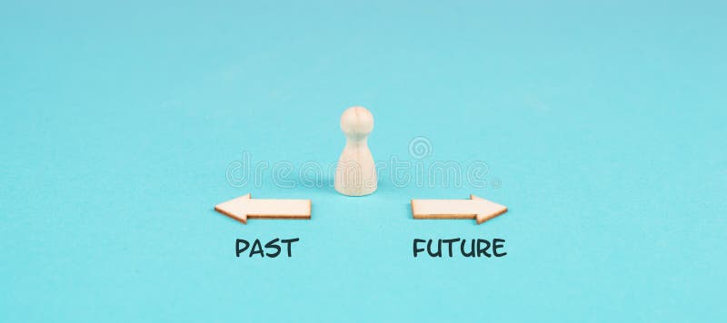 Arrows Show To Different Directions, Past and Future, Progress and ...
