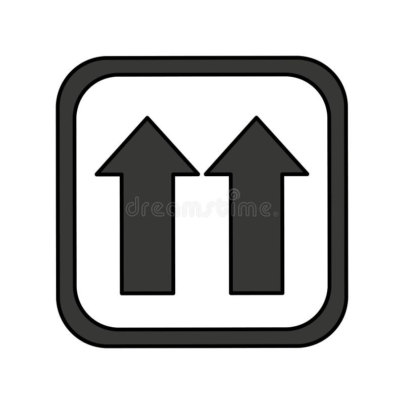 Arrows side up icon stock illustration. Illustration of arrow - 84492764