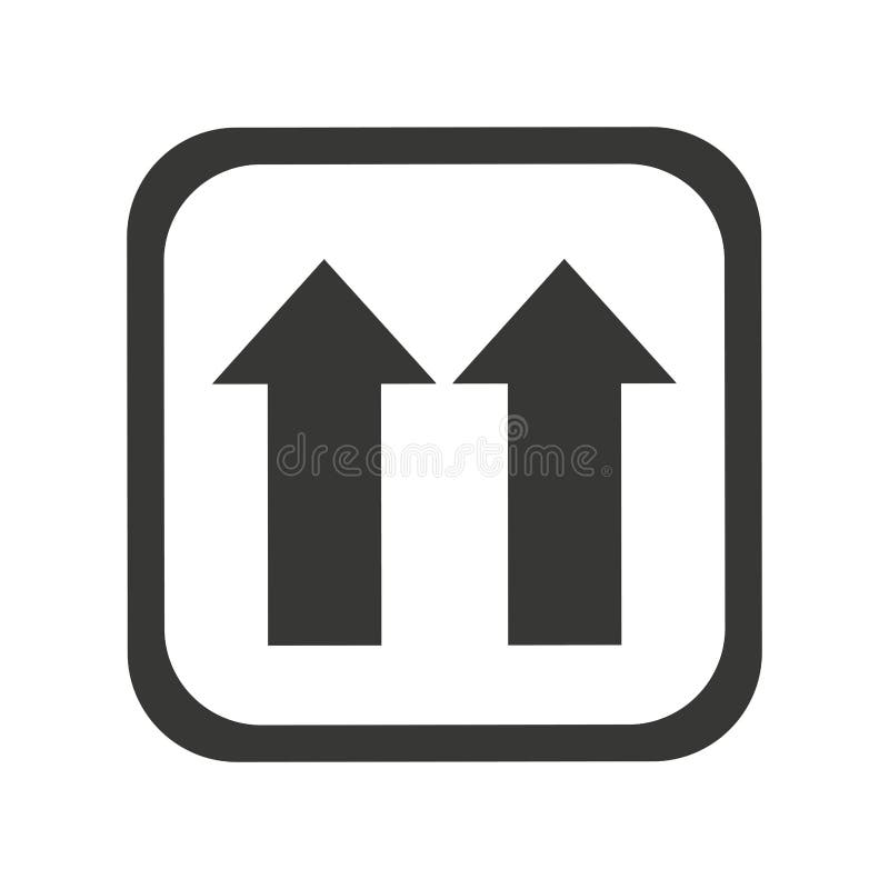 Side Up Symbol Fragile Stock Illustrations – 847 Side Up Symbol Fragile ...