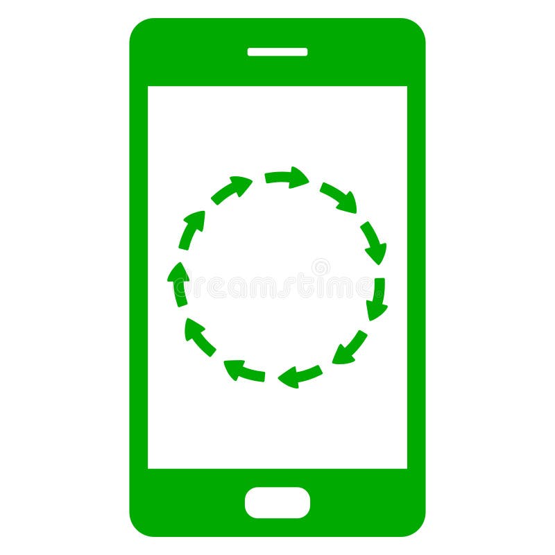 Arrows and Smartphone As Vector Illustration Stock Vector ...