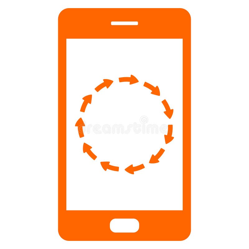 Arrows and Smartphone As Vector Illustration Stock Vector ...