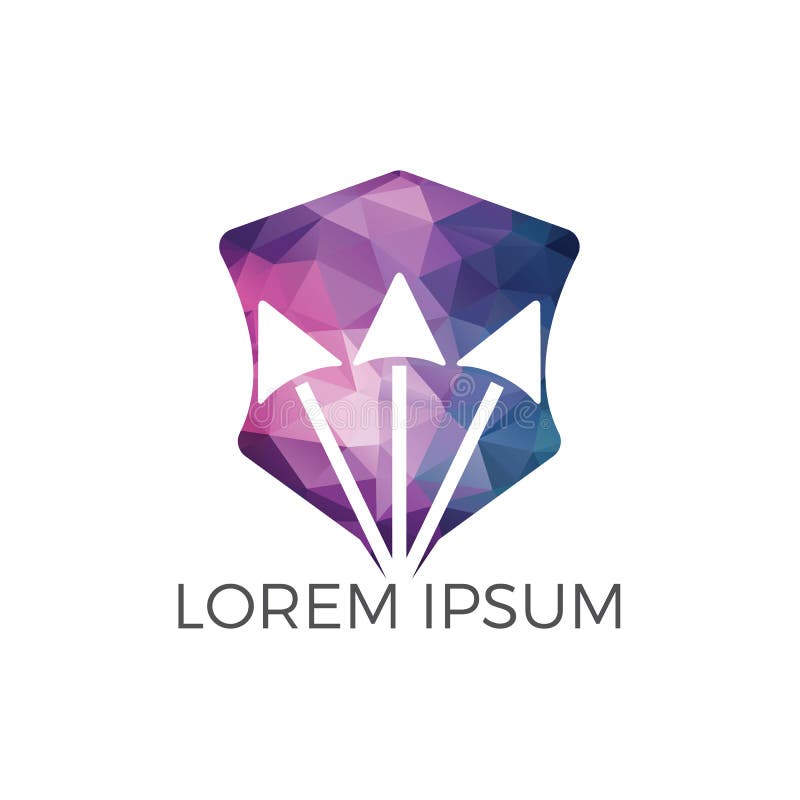 Arrows Star Shape Vector Logo Design. Arrow Vector Icon. Stock Vector ...