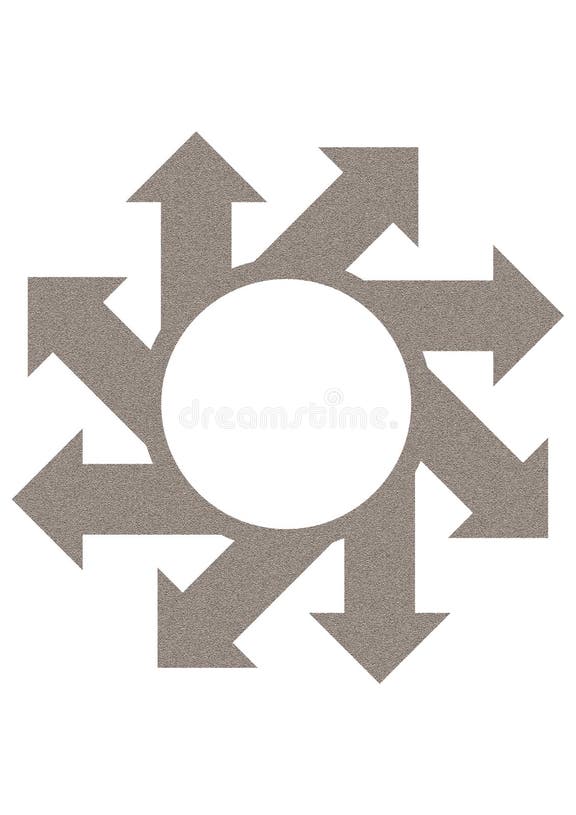 Arrows All Directions Stock Illustrations – 412 Arrows All Directions ...